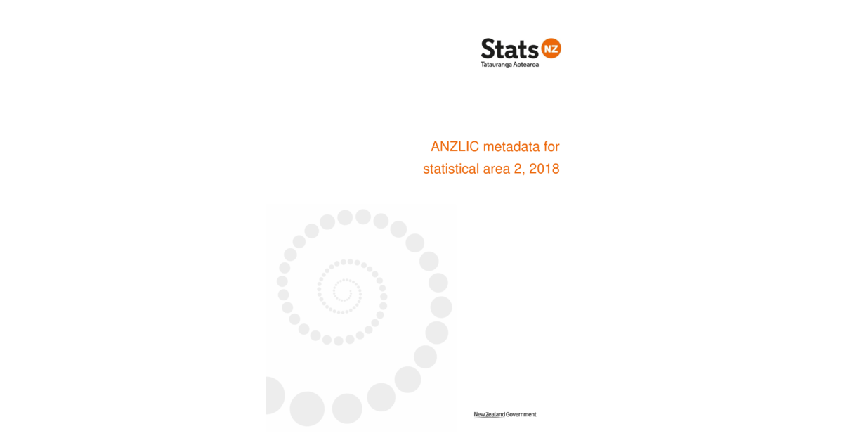 Statistical Area 2 2018 Clipped (generalised) | Stats NZ Geographic ...