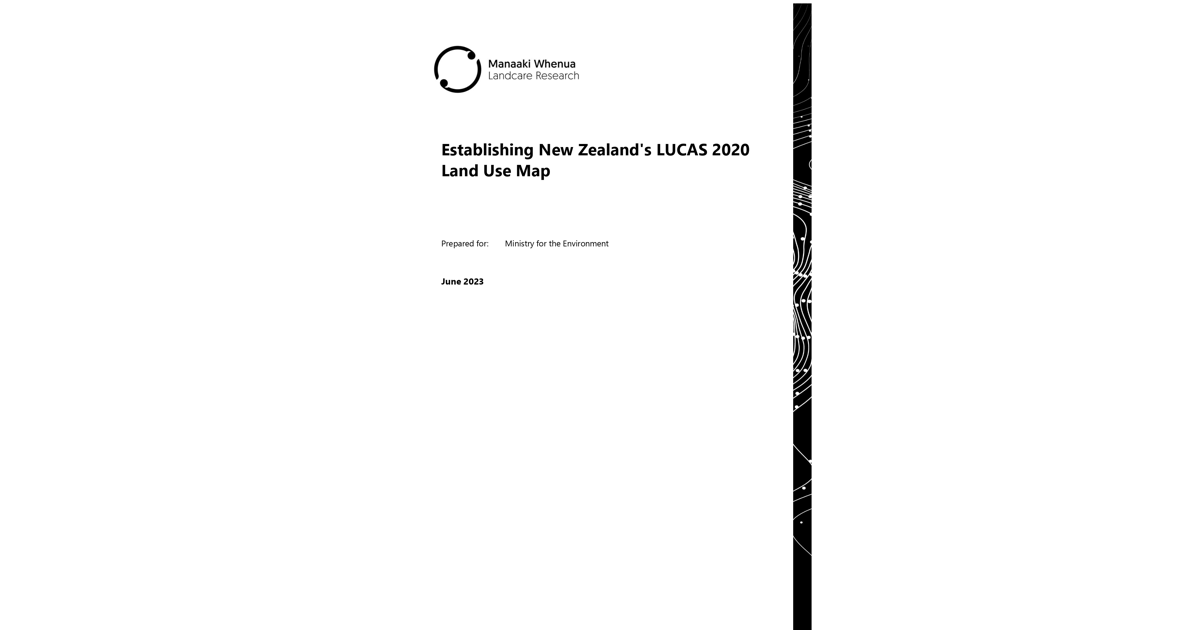 LUCAS NZ Land Use Map 2020 v005 | MfE Data Service